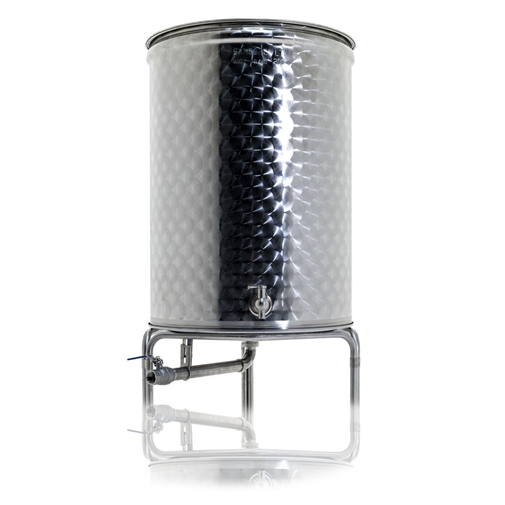 Sansone Welded Conical Stainless Steel Barrels 200 Liters